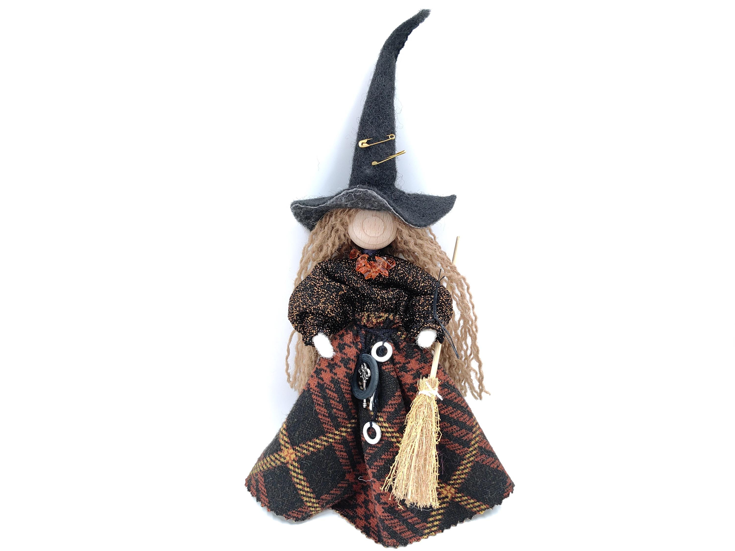 Domestic Witch Good Luck Kitchen Witch Doll, New Home Gift ...