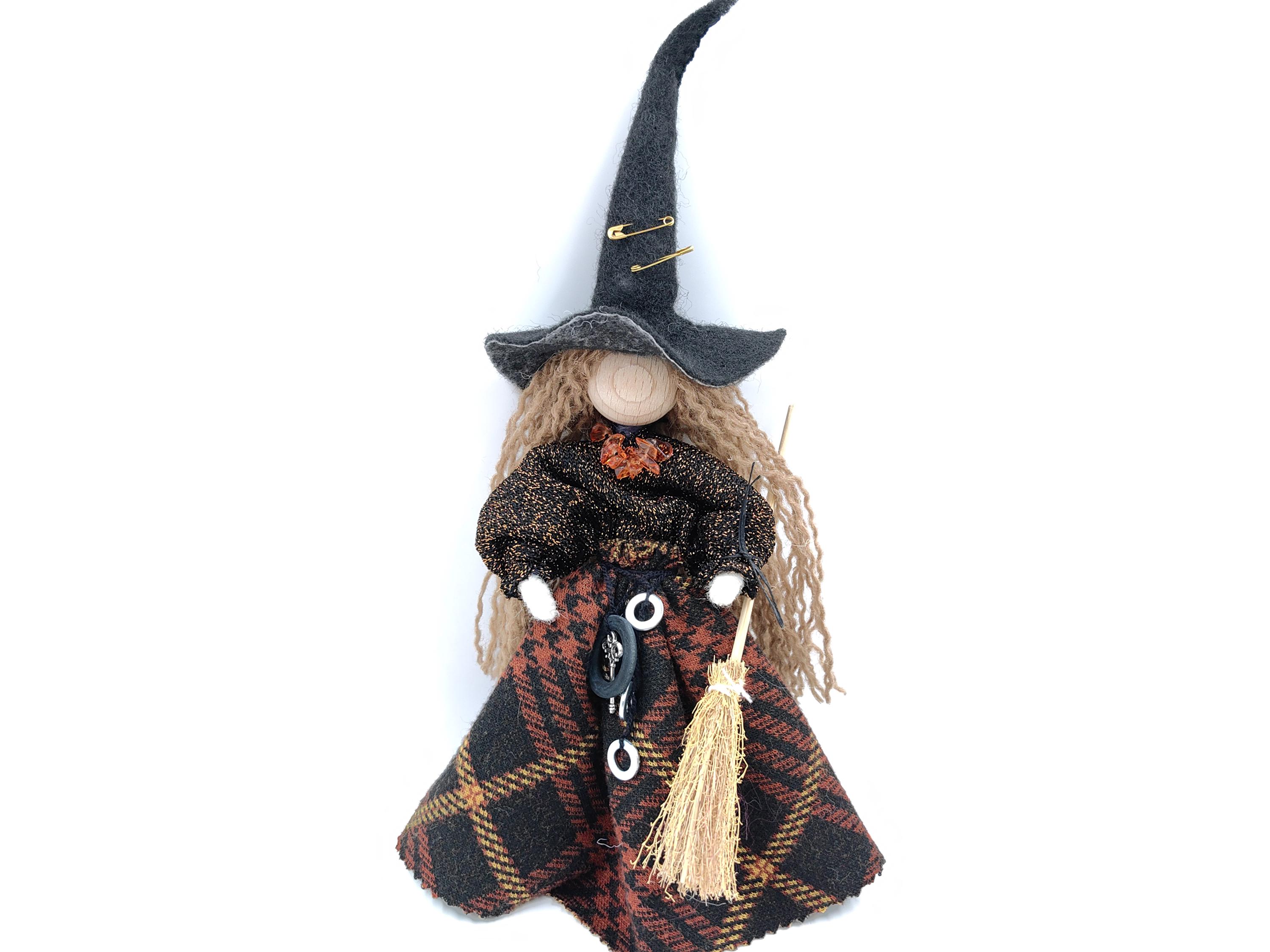 Domestic Witch Good Luck Kitchen Witch Doll, New Home Gift ...