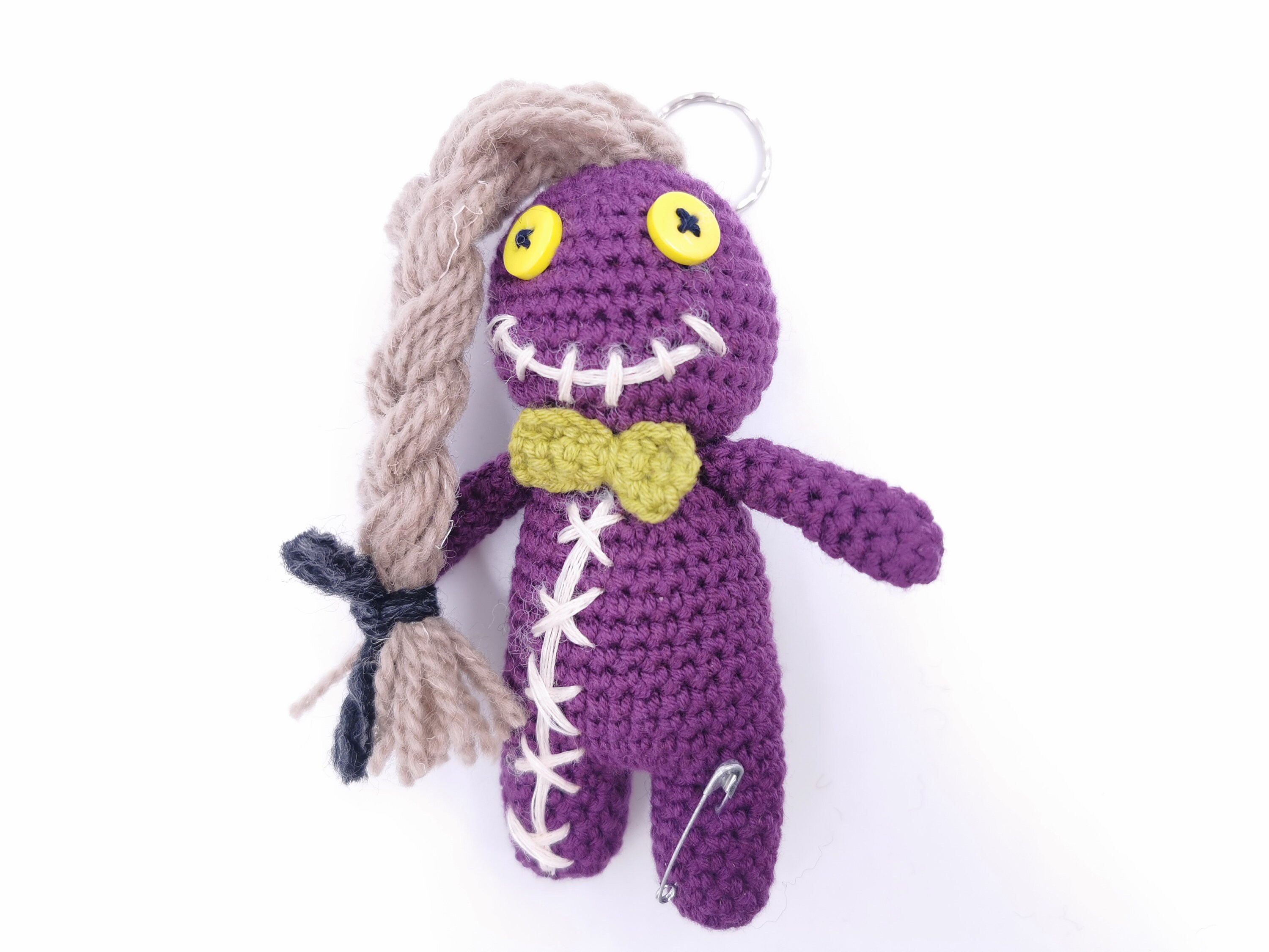 Voodoo Poppet Doll Purple Voodoo Ornament Good Luck - Etsy