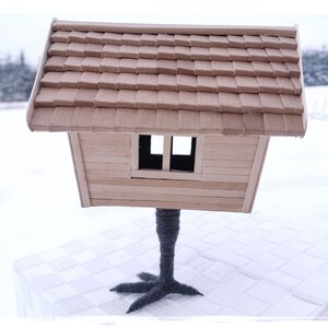 House on Chicken Leg, Cute Gift for Home Decor, Handmade Baba Yaga ...