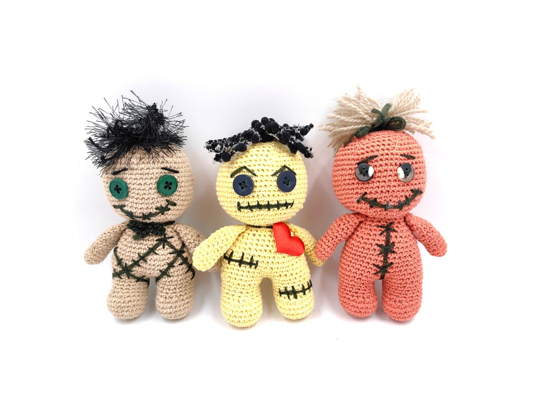 Voodoo Doll Crochet Amigurumi, Powerful Voodoo Love Lucky Spell Mind Control, Birthday Gift ...