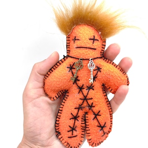 Poppet Voodoo Doll for Spells Ritual, Real Voodoo Figurine Altar Decor ...