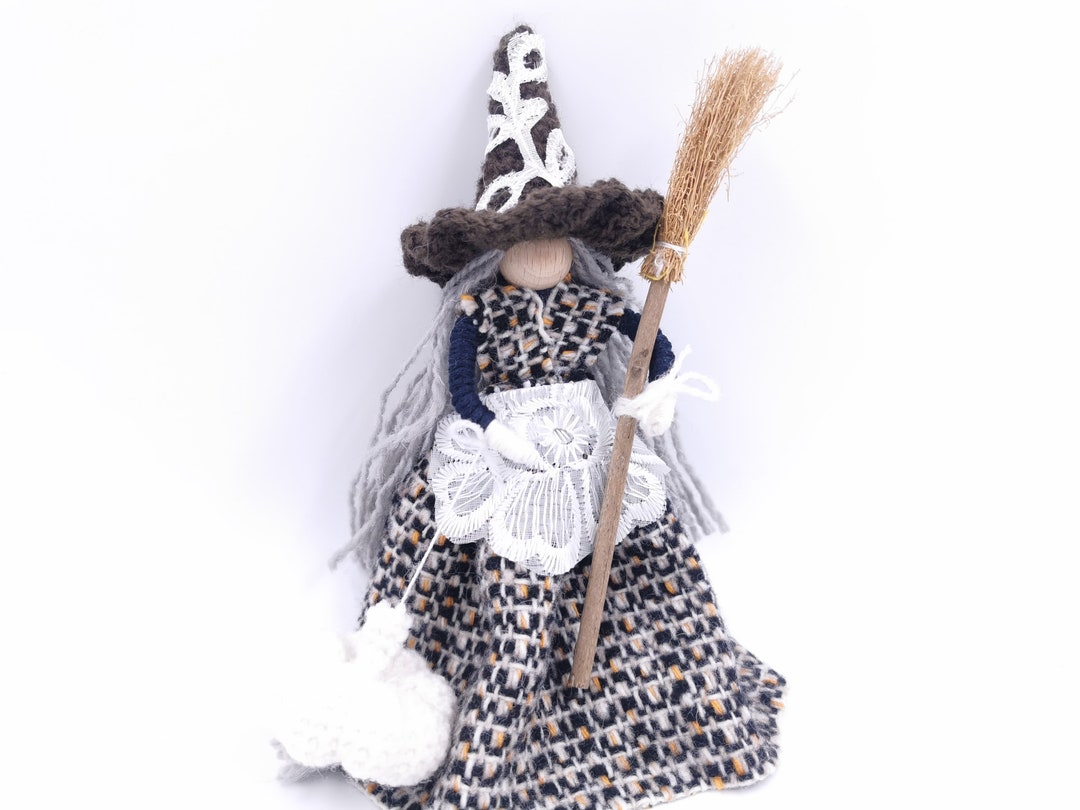 Kitchen Witch Doll Handmade, Hanging Kitchen Witch, Hedge Witch, Witch ...