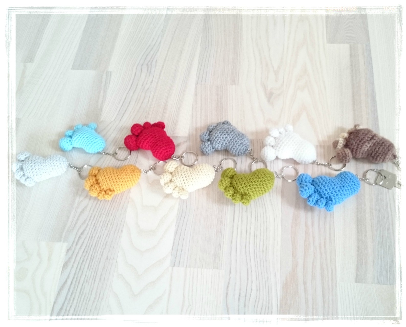 Foot Keychain Hand Knit Little Foot Keyring Funny Foot Key - Etsy