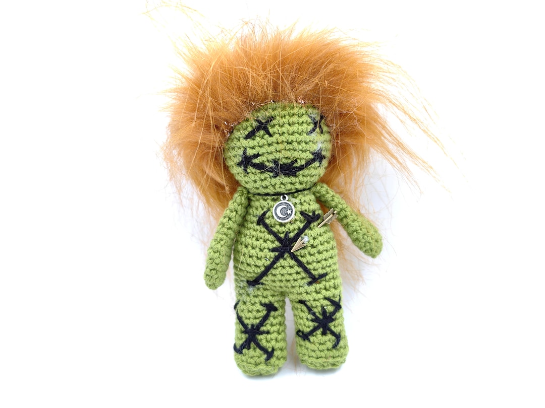 Voodoo Poppet Spell Ritual Doll for Altar Decor Fuzzy Magic Voodoo ...