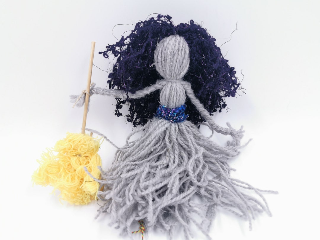 Poppet Good Luck Protection Talisman, Travel Pocket Poppet Woolen ...