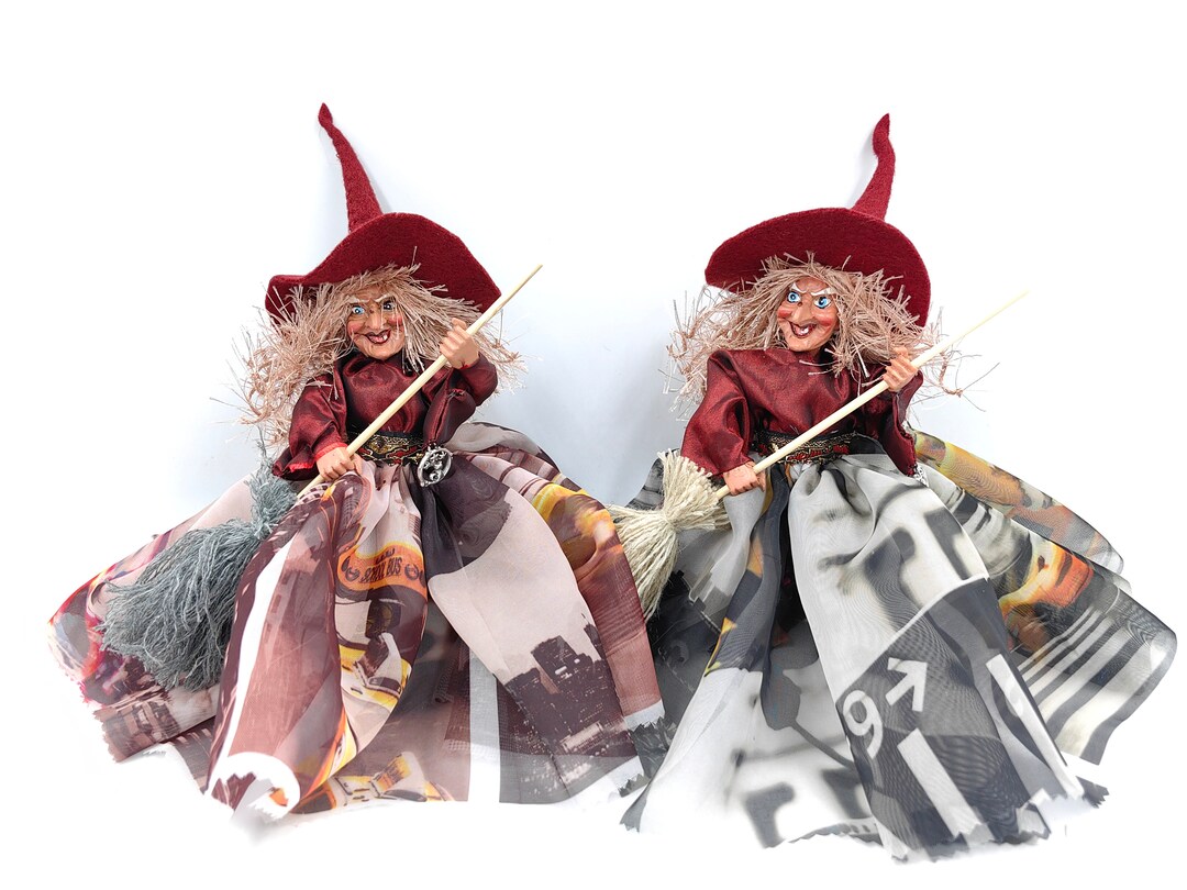 Sisters Witches New Home Gift, Kitchen WITCH Spirit Doll Good Luck ...