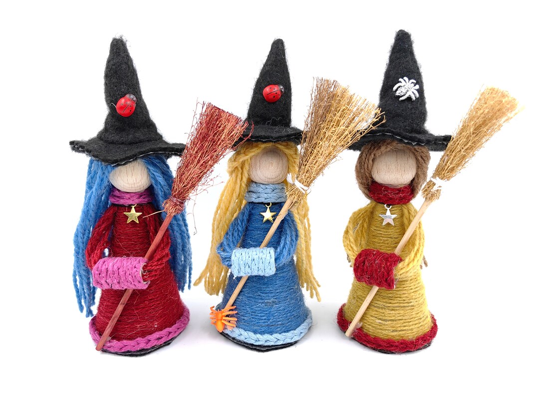 Poppet Spell Doll Gift for Altar Decor/ Witch Good Luck Protection ...