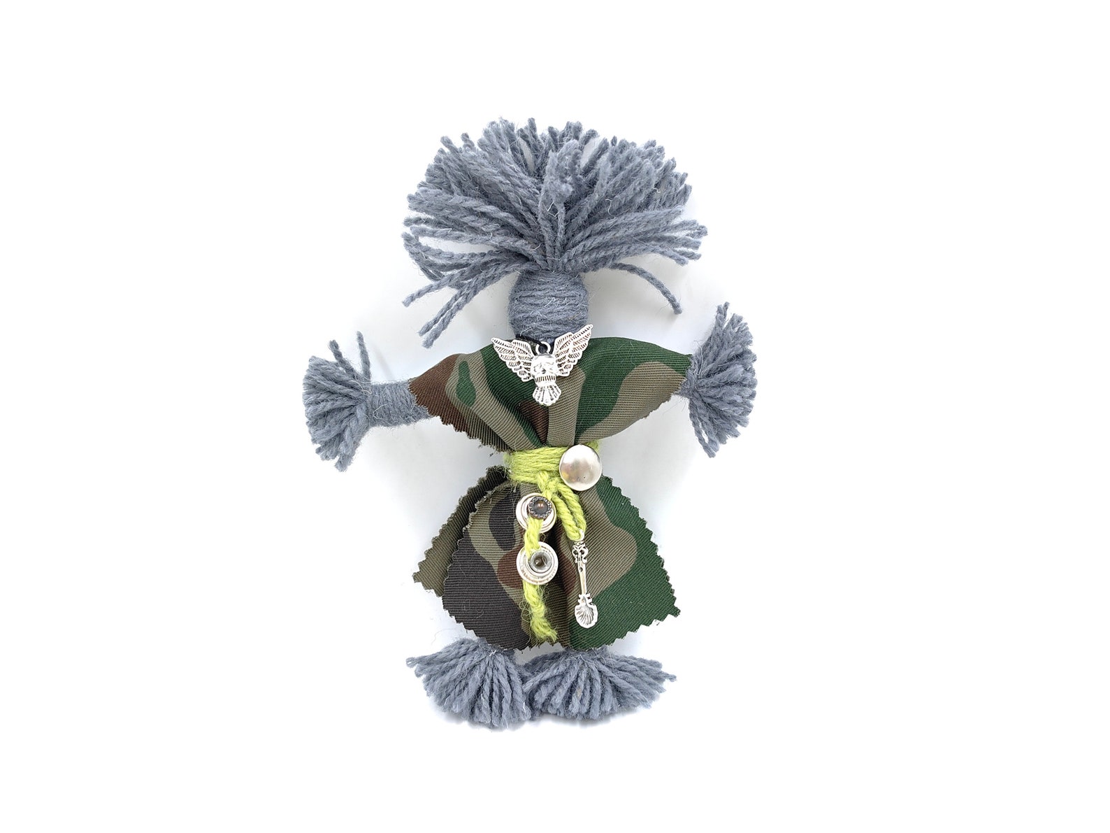 Poppet Voodoo Good Luck Protection Talisman, Voodoo Altar Doll for ...