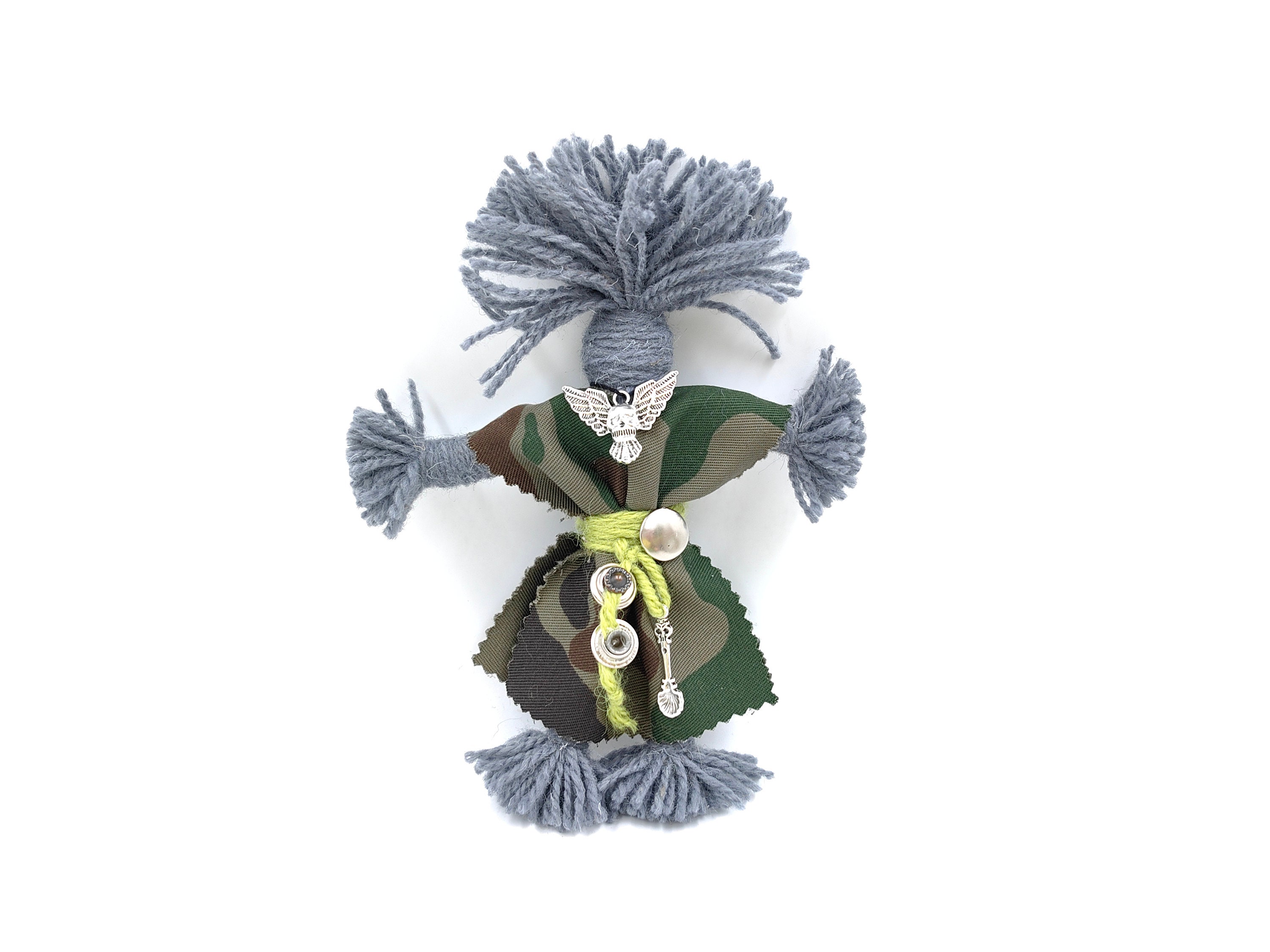 Poppet Voodoo Good Luck Protection Talisman, Voodoo Altar Doll for ...