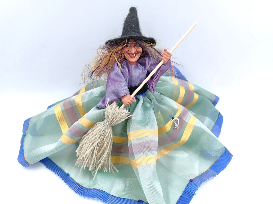 Gift Kitchen Witch Doll Lucky Fairy Figurine Moon Cat Talisman New Home ...