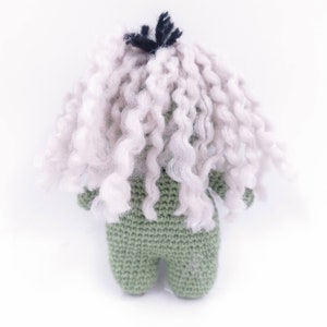 Voodoo Doll, Dark Green Crochet Amigurumi, Little Voodoo Doll Gift With ...