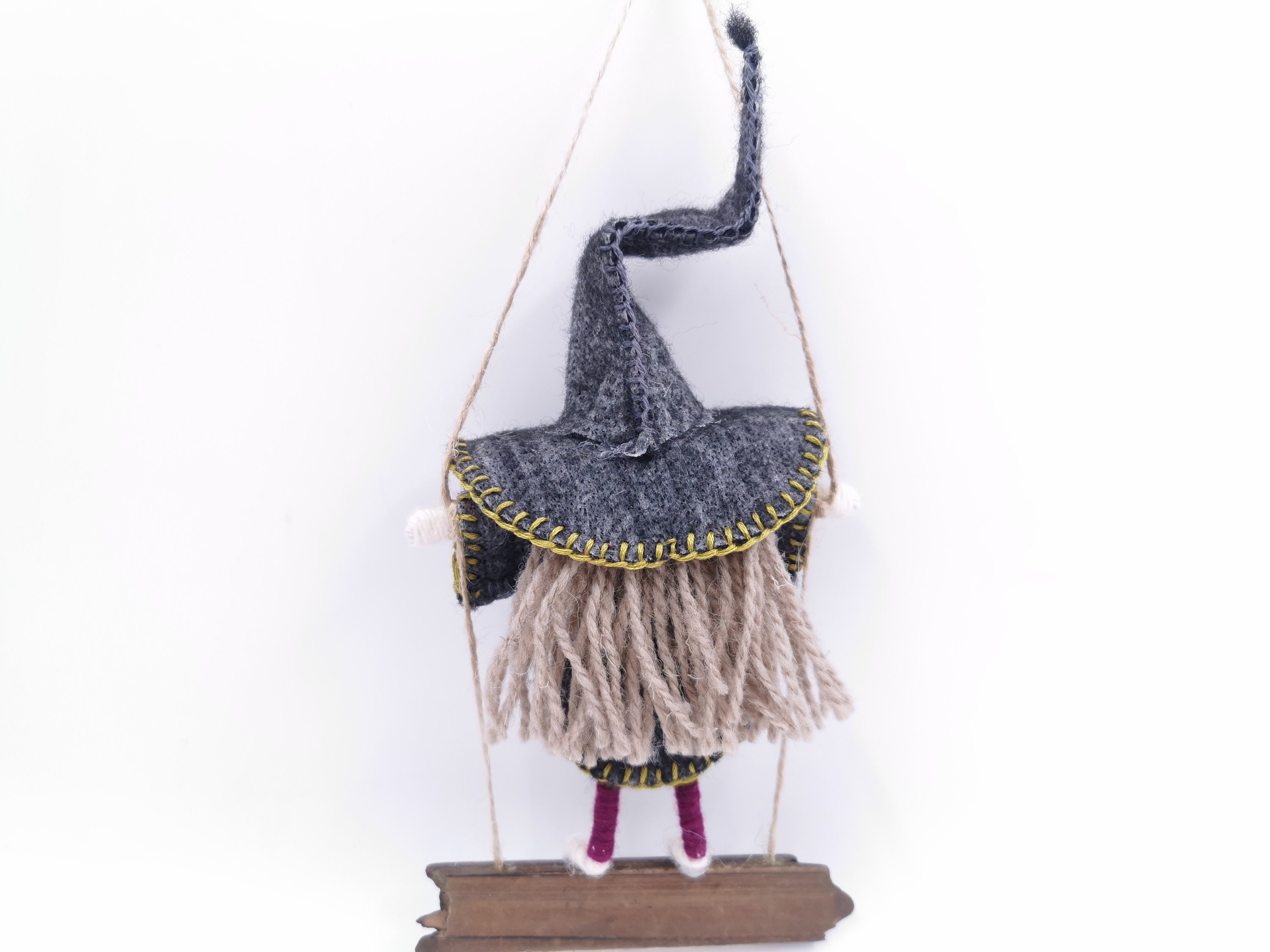 Welcome WITCH Figurine Kitchen Witch Doll Hanging Hedge - Etsy
