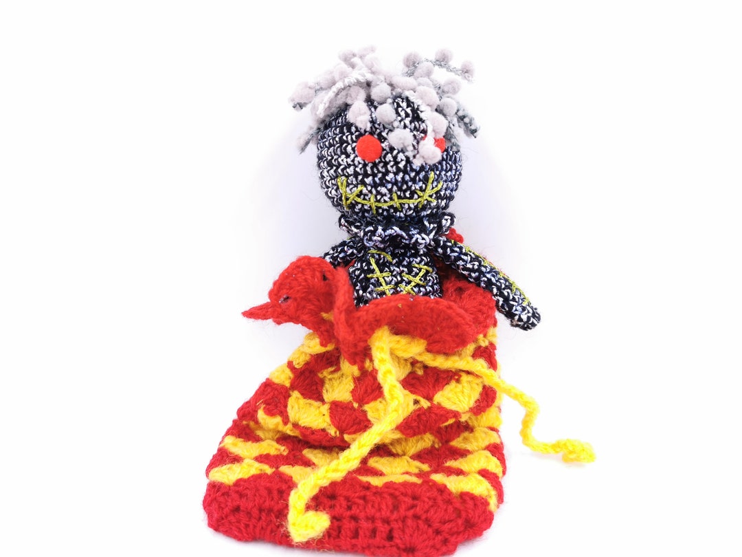 Voodoo in Pouch/ Poppet Spell Doll for Altar Decor/ Poppet Good Luck ...