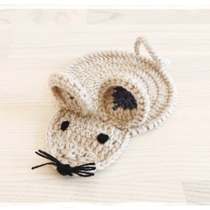 Mouse Coaster Cup Holder Coasters Crochet Rat Napkin Pink Mice Doily ...
