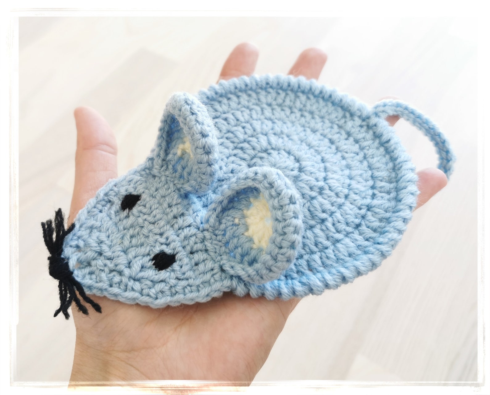 Mouse Coaster Cup Holder Coasters Crochet Rat Napkin Pink Mice - Etsy