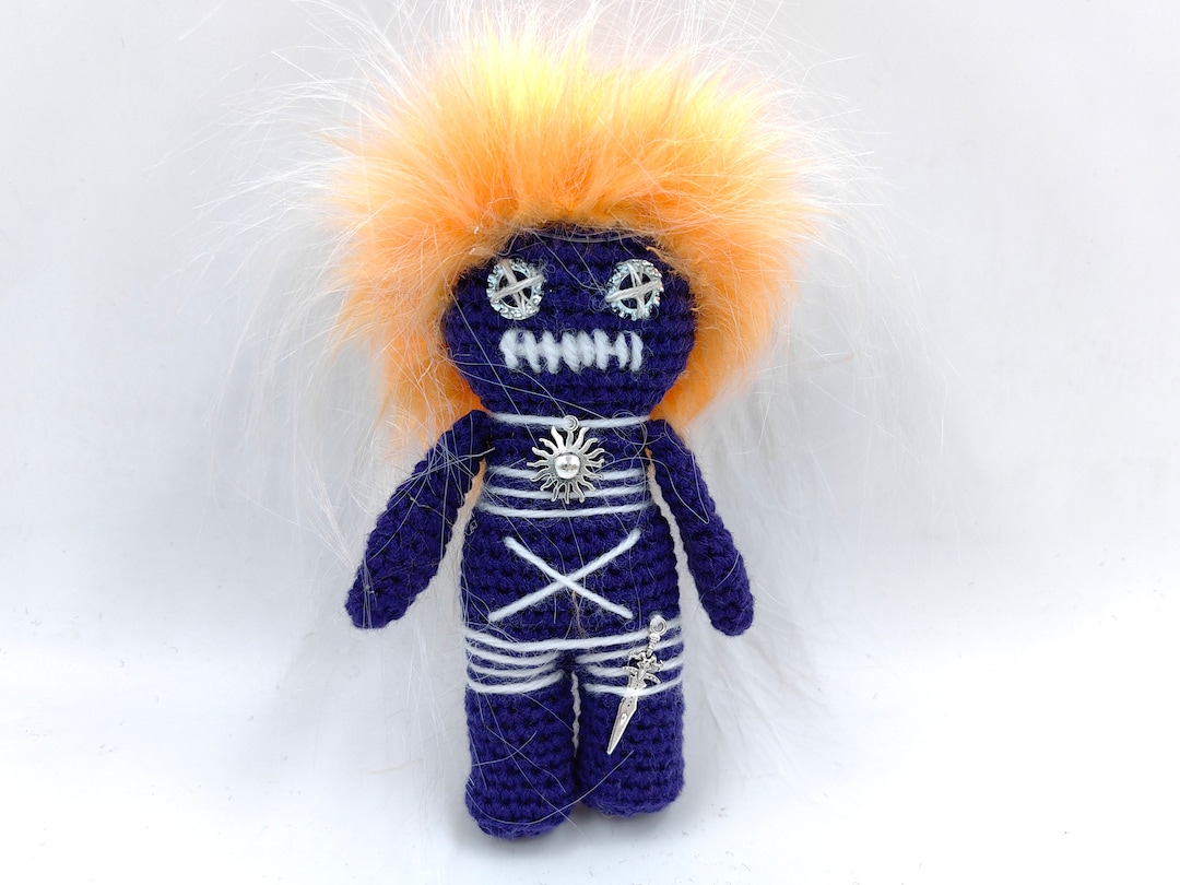 Voodoo Poppet Pom Pom Doll for Altar Decor Fuzzy Magic Voodoo Poppet ...
