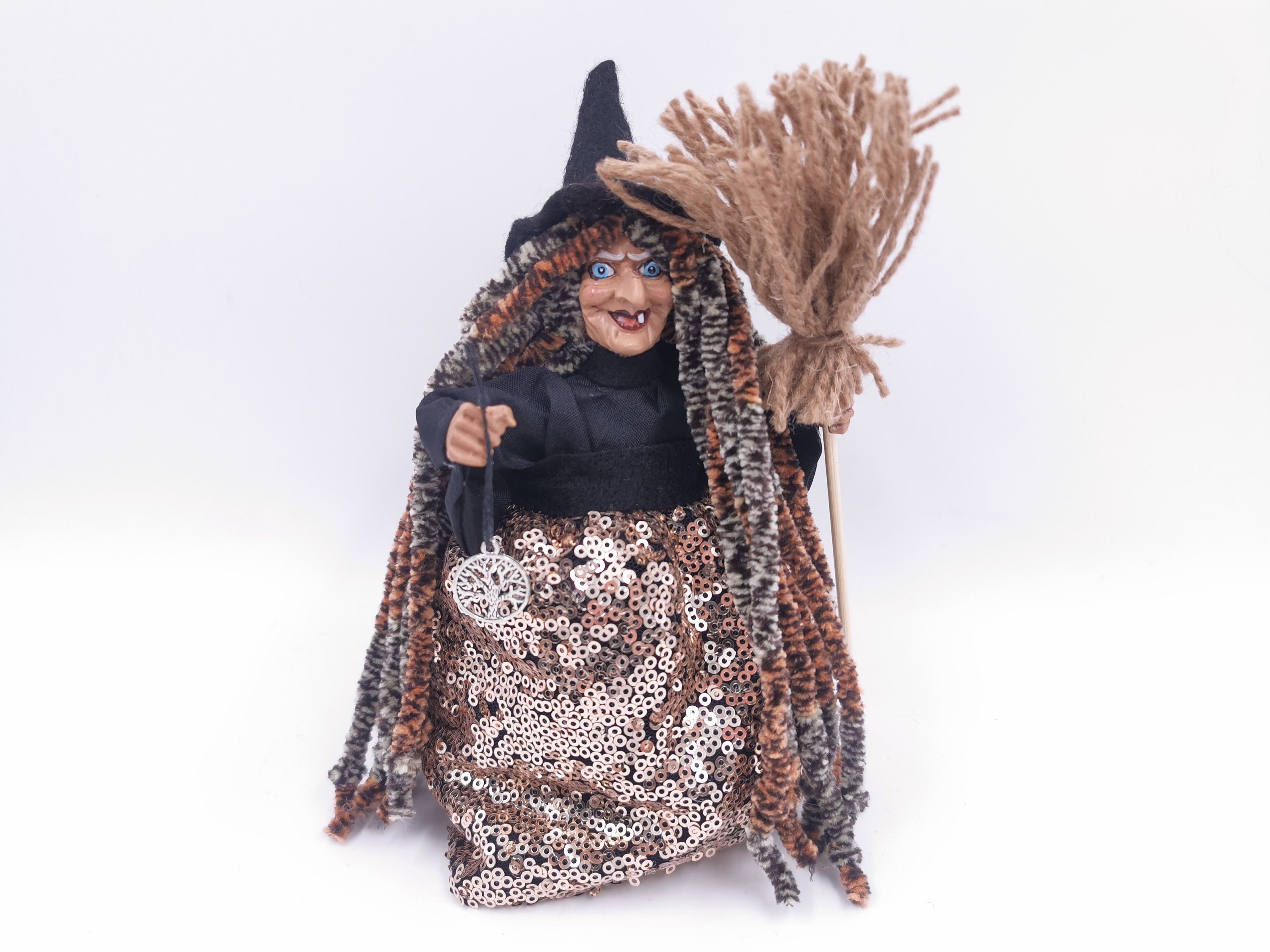 Witch Inflation, Kitchen Witch Doll Good Luck Home Spirit, Magic Fairy ...