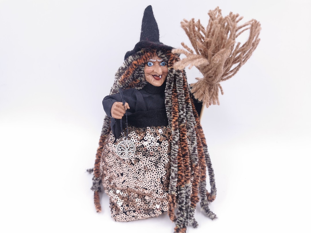 Witch Inflation, Kitchen Witch Doll Good Luck Home Spirit, Magic Fairy ...