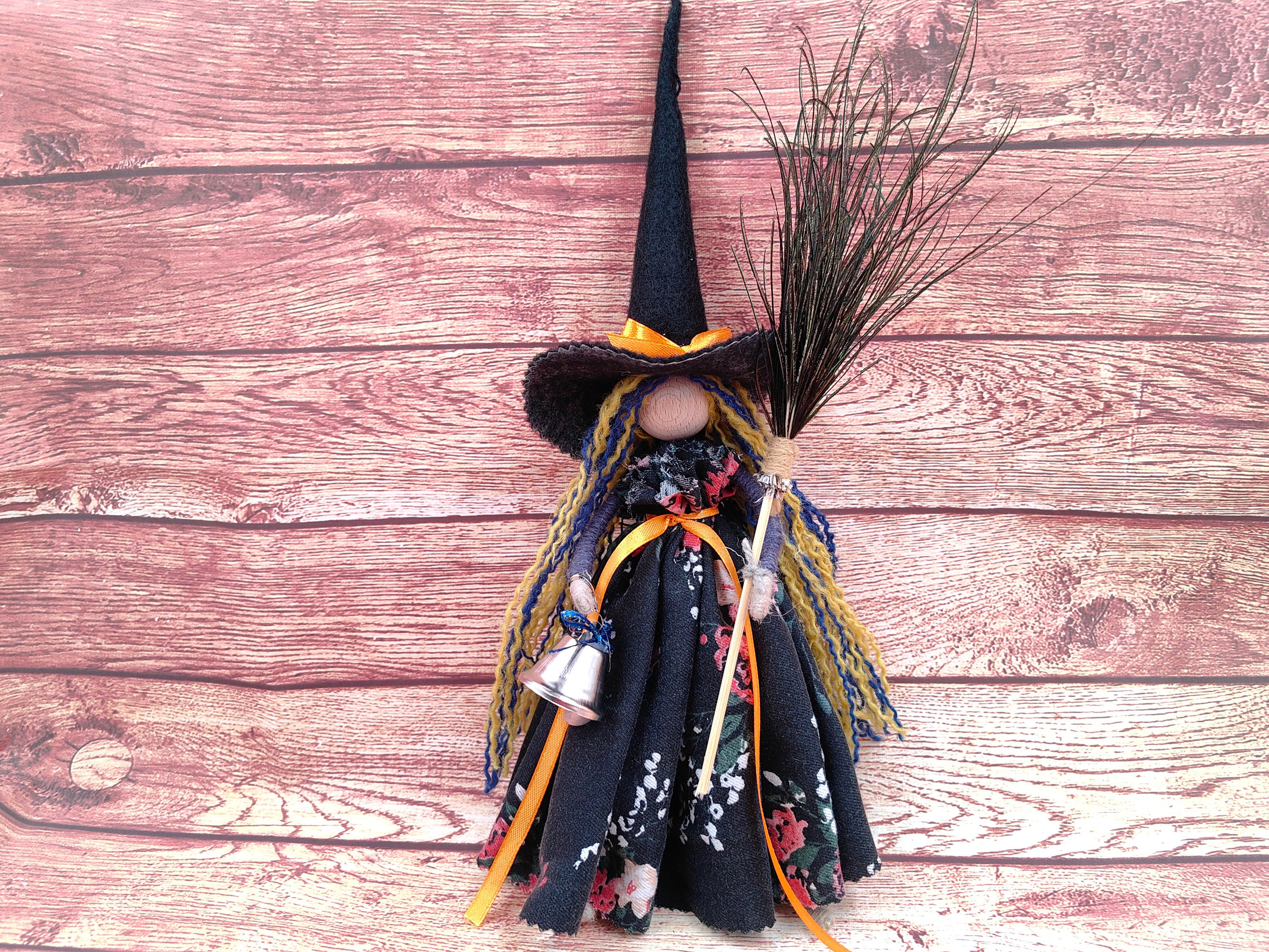 Good Luck Kitchen Witch Doll With Bell Viking Witch Strengthen Your ...