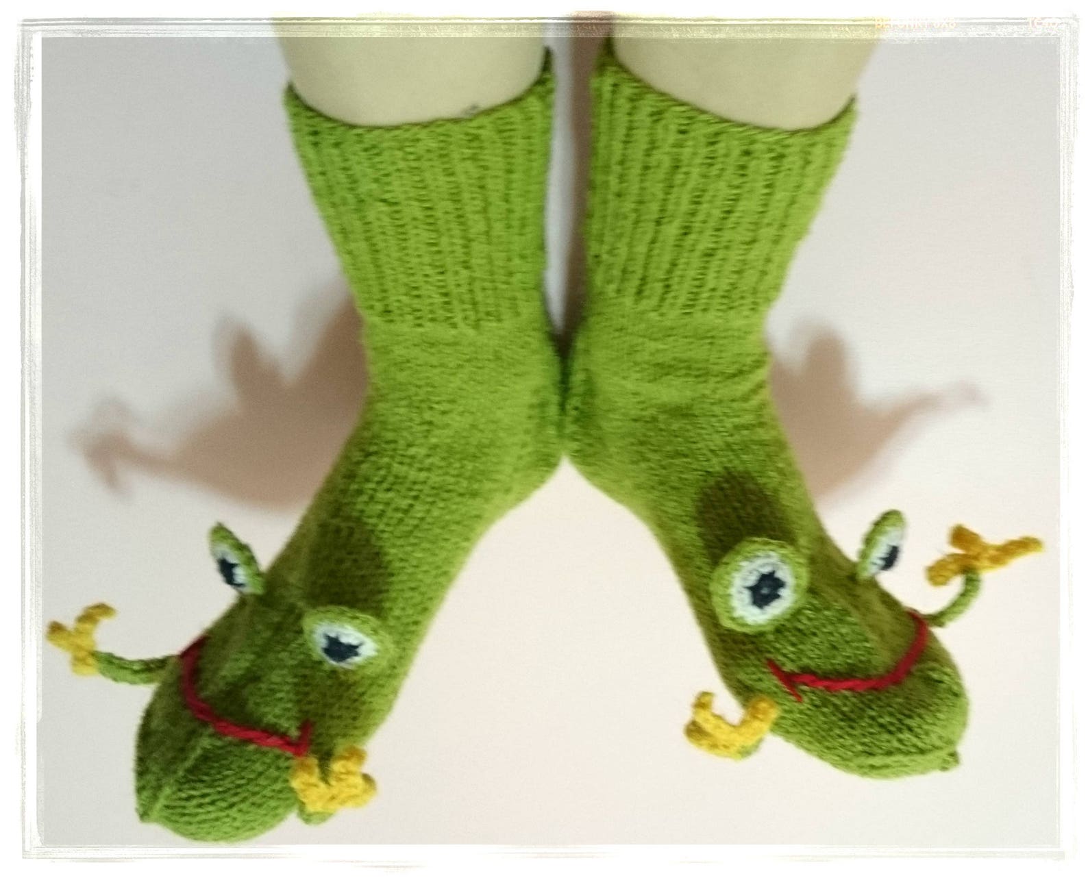 FROG Socks Funny Socks Woolen Socks Funny Slippers Women Leg - Etsy