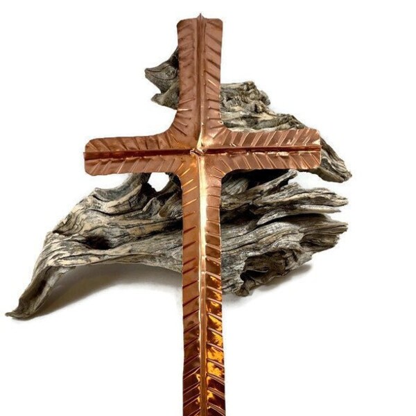 Copper Cross - Etsy
