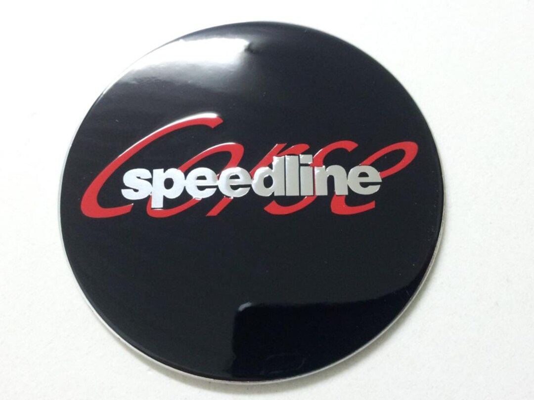Speedline Corse Car Wheel Center Cap Set of 4 Metal - Etsy