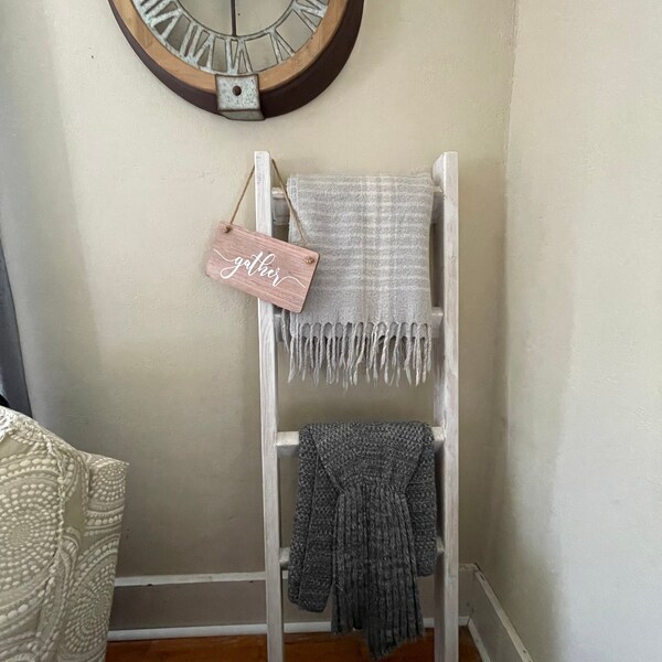 Wooden Picture Ladder - Etsy