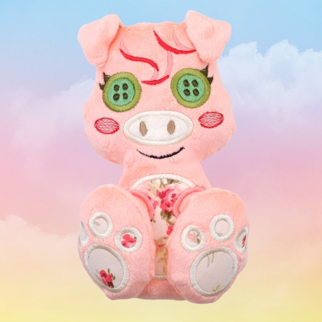 Button Eyes Cute Pig Reinian 3 in 1 Stuffed Toy 4 Sizes,plushie Machine ...