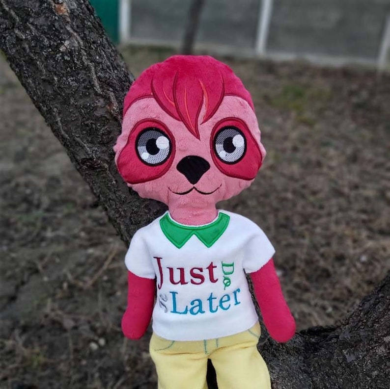 Sean and Kiara Sloth Dolls 4 SIZES Stuffie Plushie Machine - Etsy