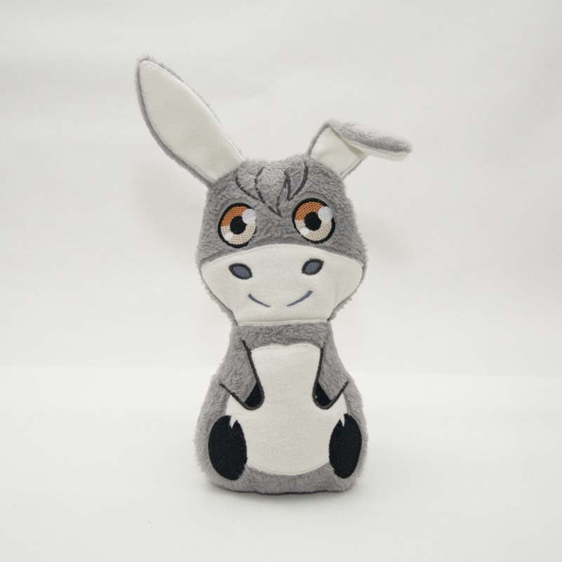 Donkey stuffie 4 SIZES Plushie Machine Embroidery Digitized | Etsy
