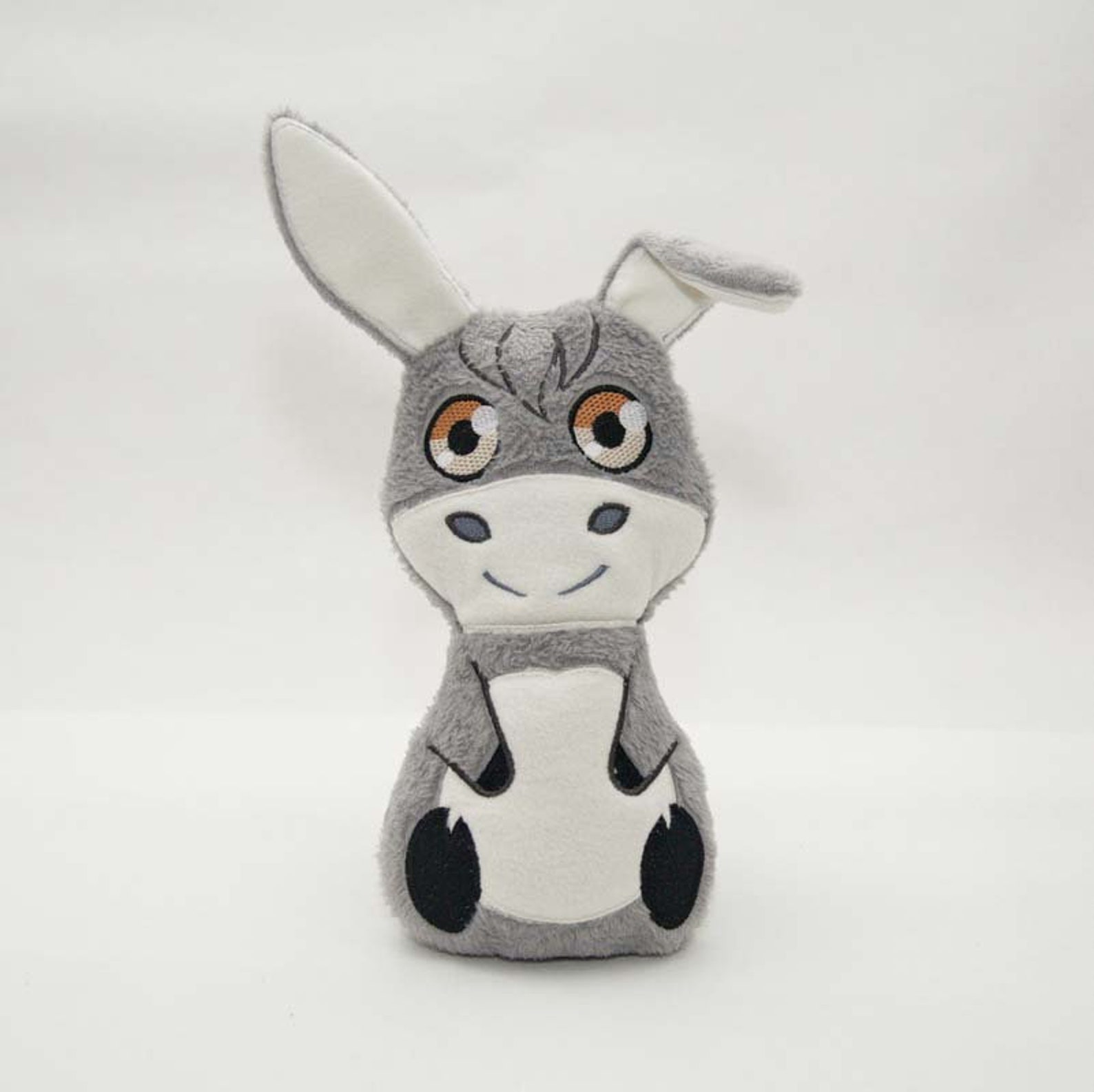 Donkey Stuffie 4 SIZES Plushie Machine Embroidery Digitized - Etsy