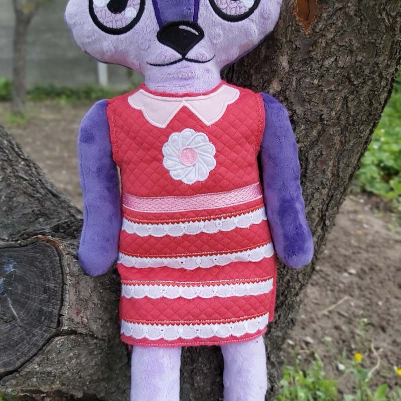 Plushie Machine Embroidery Digitized design PATTERN ITH Fawn | Etsy