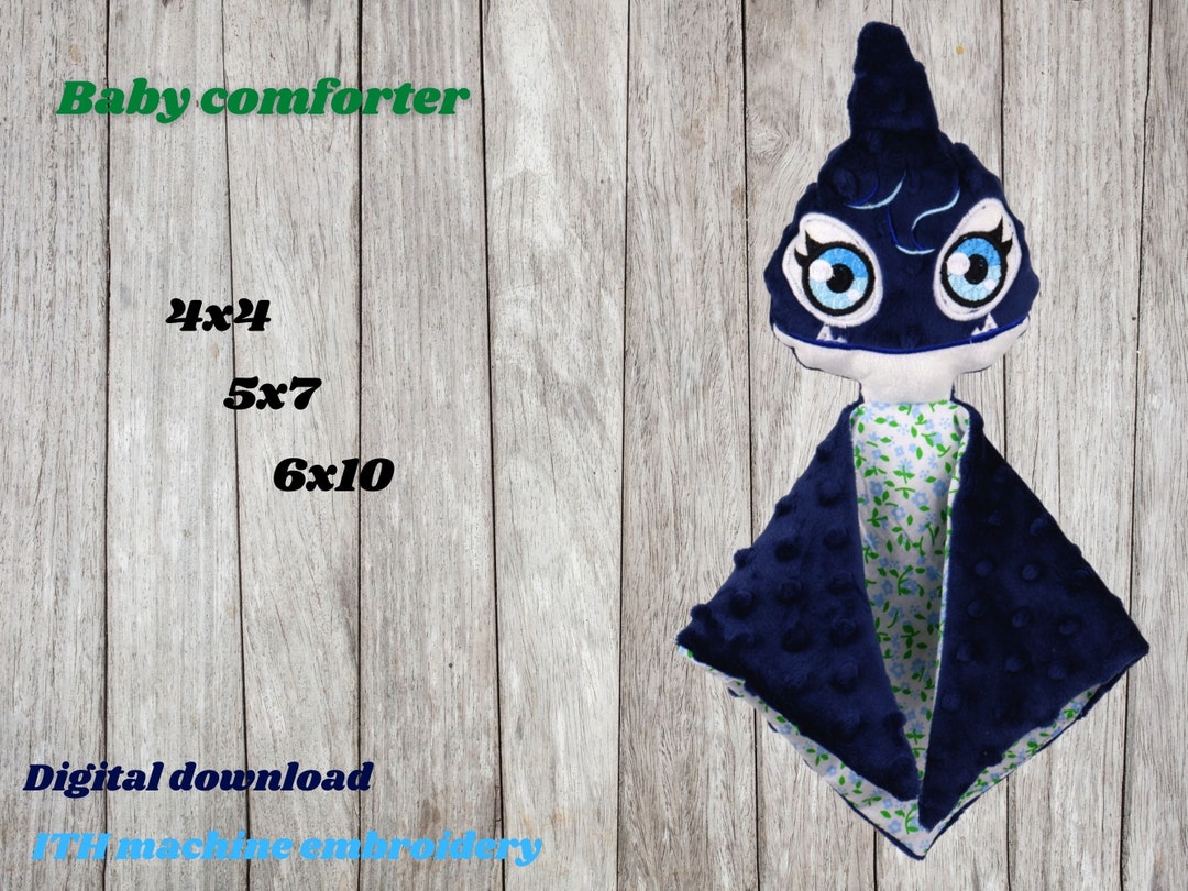 Orca Girl Baby Comforter Machine Embroidery Digitized Design PATTERN ...