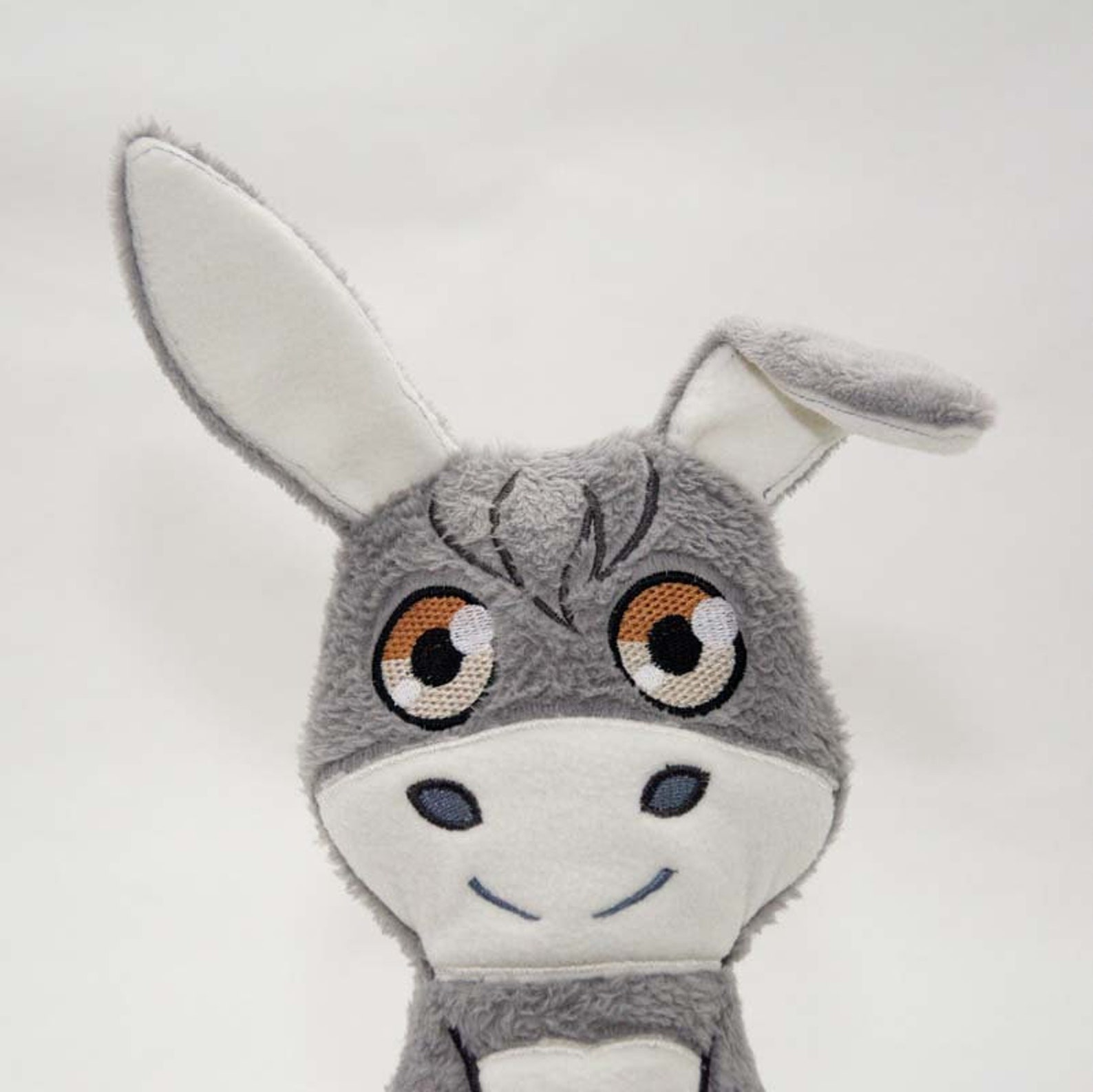 Donkey Stuffie 4 SIZES Plushie Machine Embroidery Digitized - Etsy