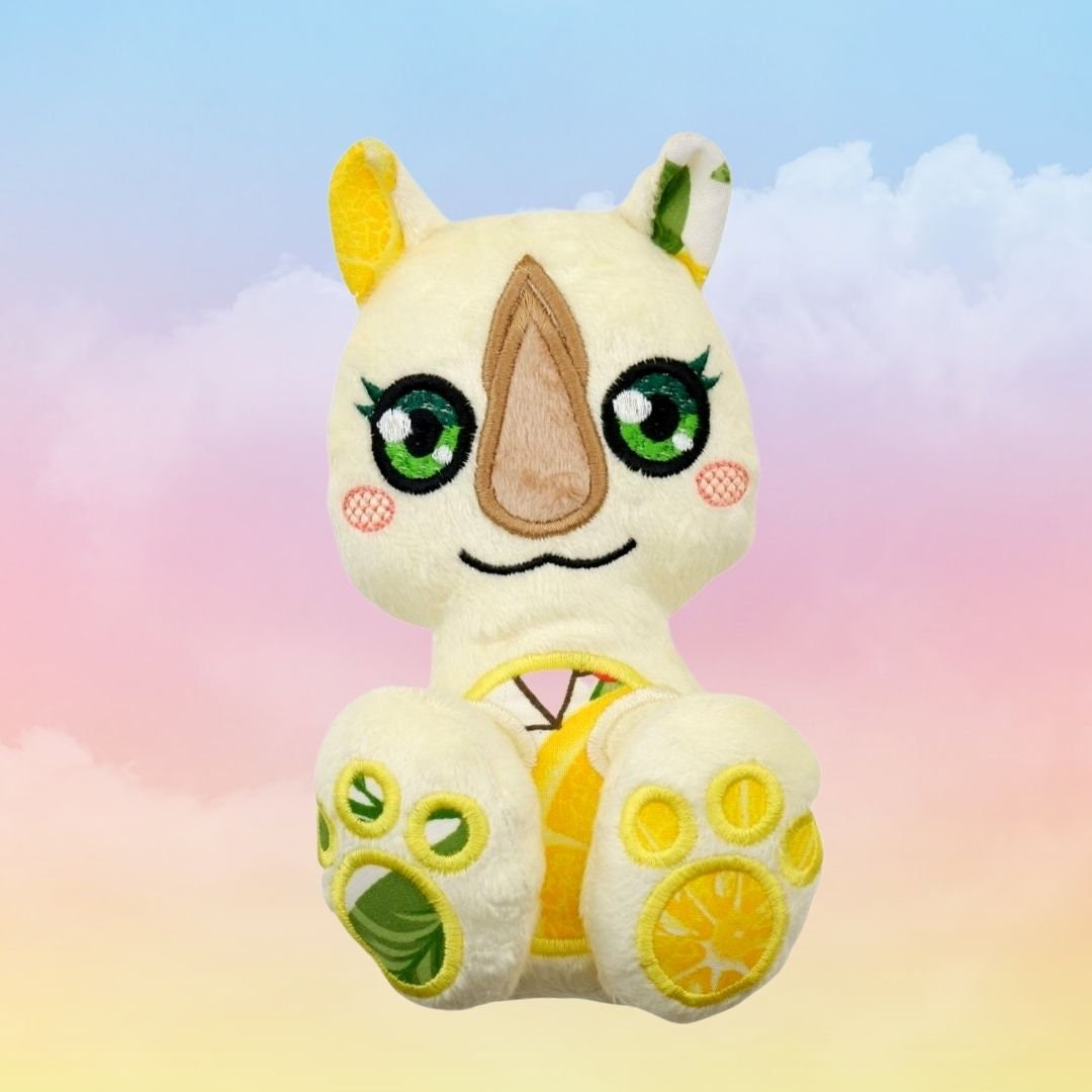 Button Eyes Cute Rhino Reinian 3 in 1 Stuffed Toy 4 Sizes,plushie ...