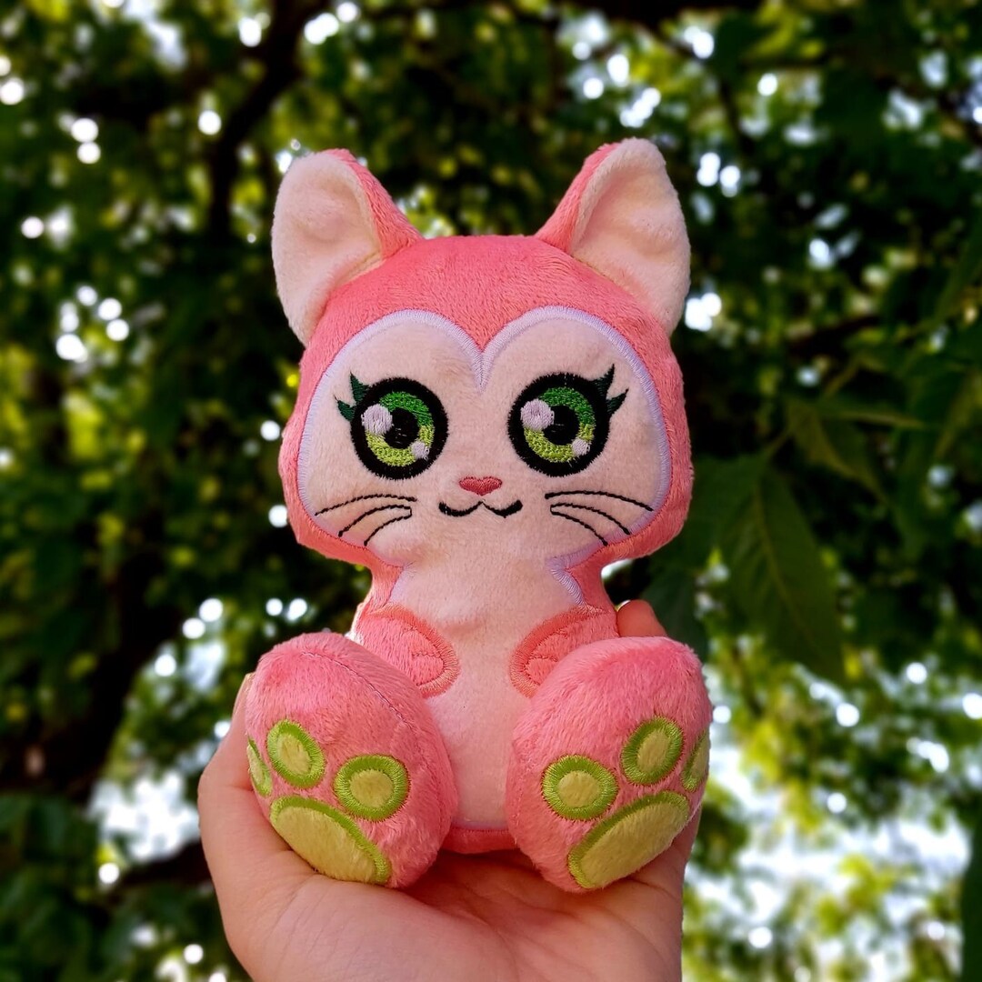 Button Eyes Cute Cat Reinian 3 in 1 Stuffed Toy 4 SIZES, Plushie ...