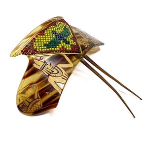 Egyptian Revival Hair Pin 1920s Vintage Celluloid - Etsy