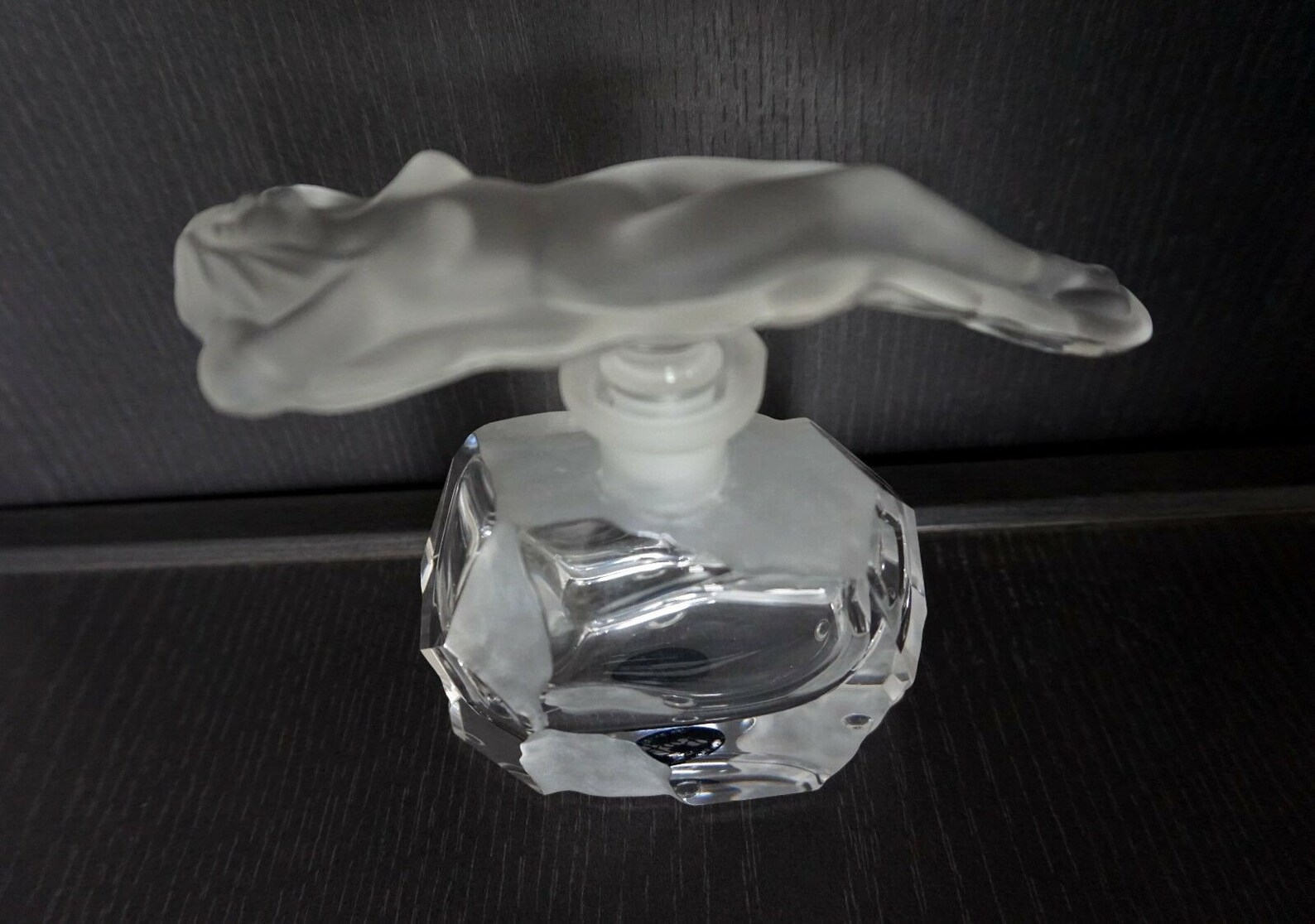 ART DECO Glass Flacon Crystal Czech Bohemian Perfume Bottle - Etsy