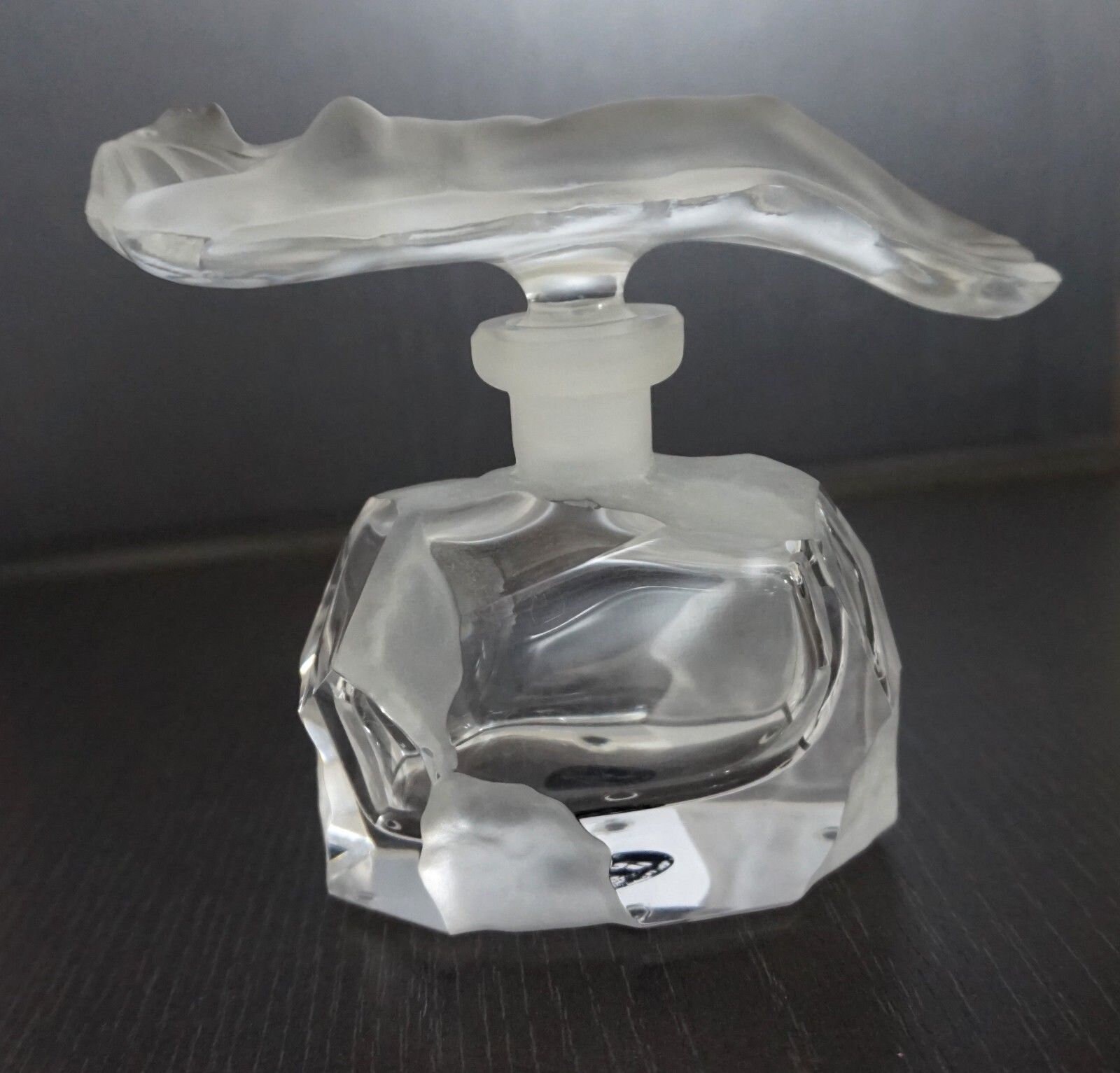 ART DECO Glass Flacon Crystal Czech Bohemian Perfume Bottle - Etsy