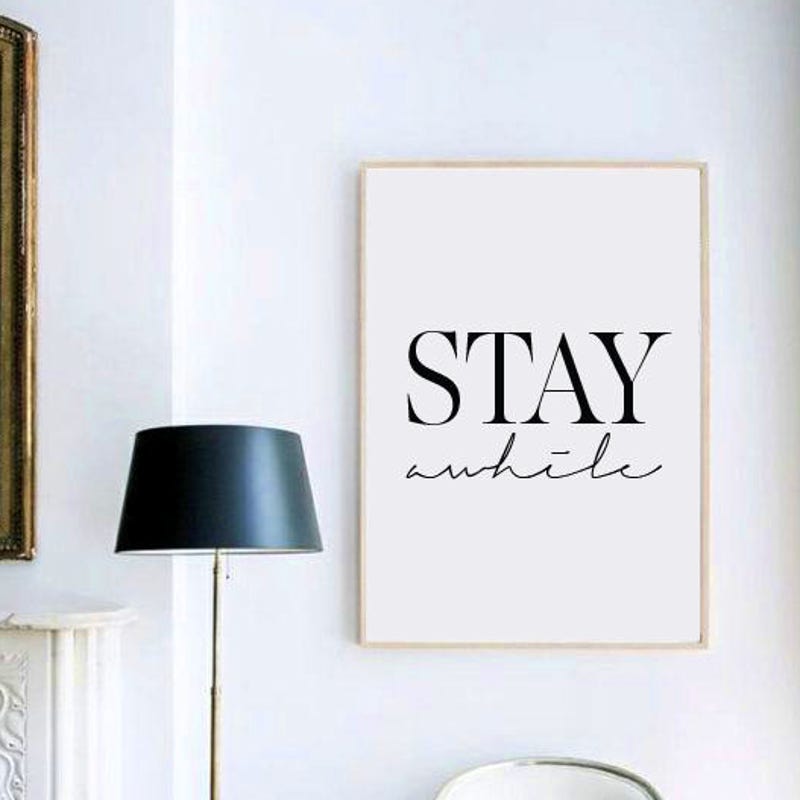 Stay Awhile - Etsy