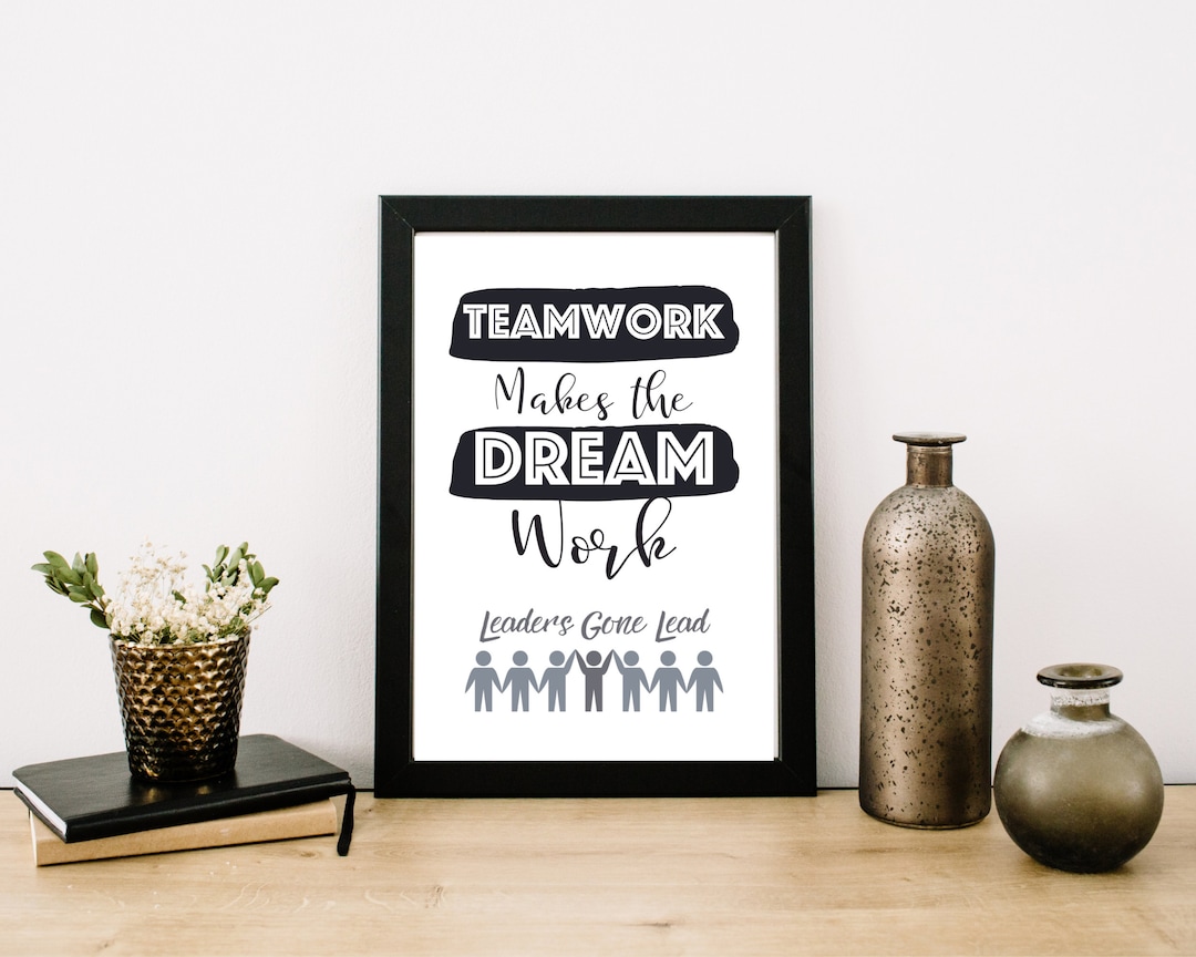 Leadership Wall Art | Leader Quotes | Leader Gifts | Office Wall Art ...