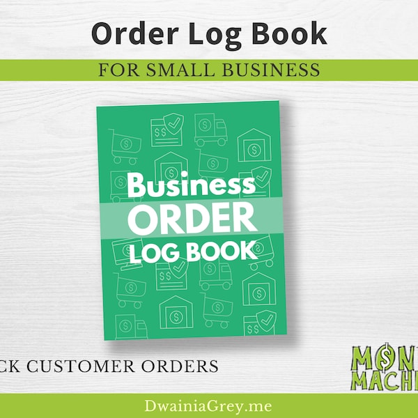 Customer Order Book - Etsy