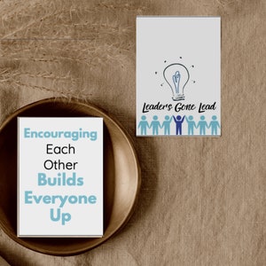Leadership Affirmation Cards Digital Download | Positive Affirmation ...