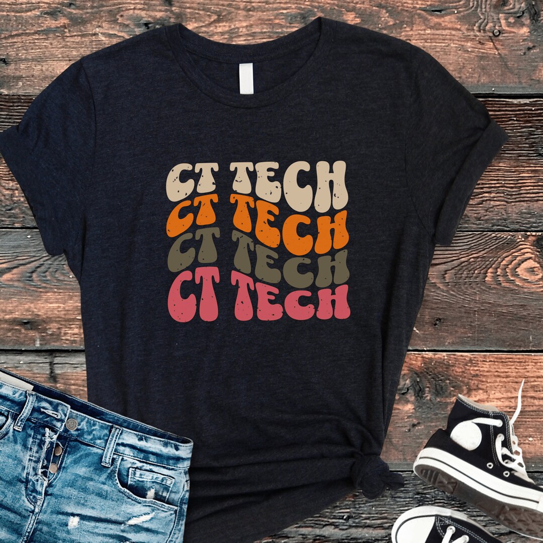 Ct Scan Tech Tshirt, Trendy Custom Cat Scan Technologist Tee, Radiology ...