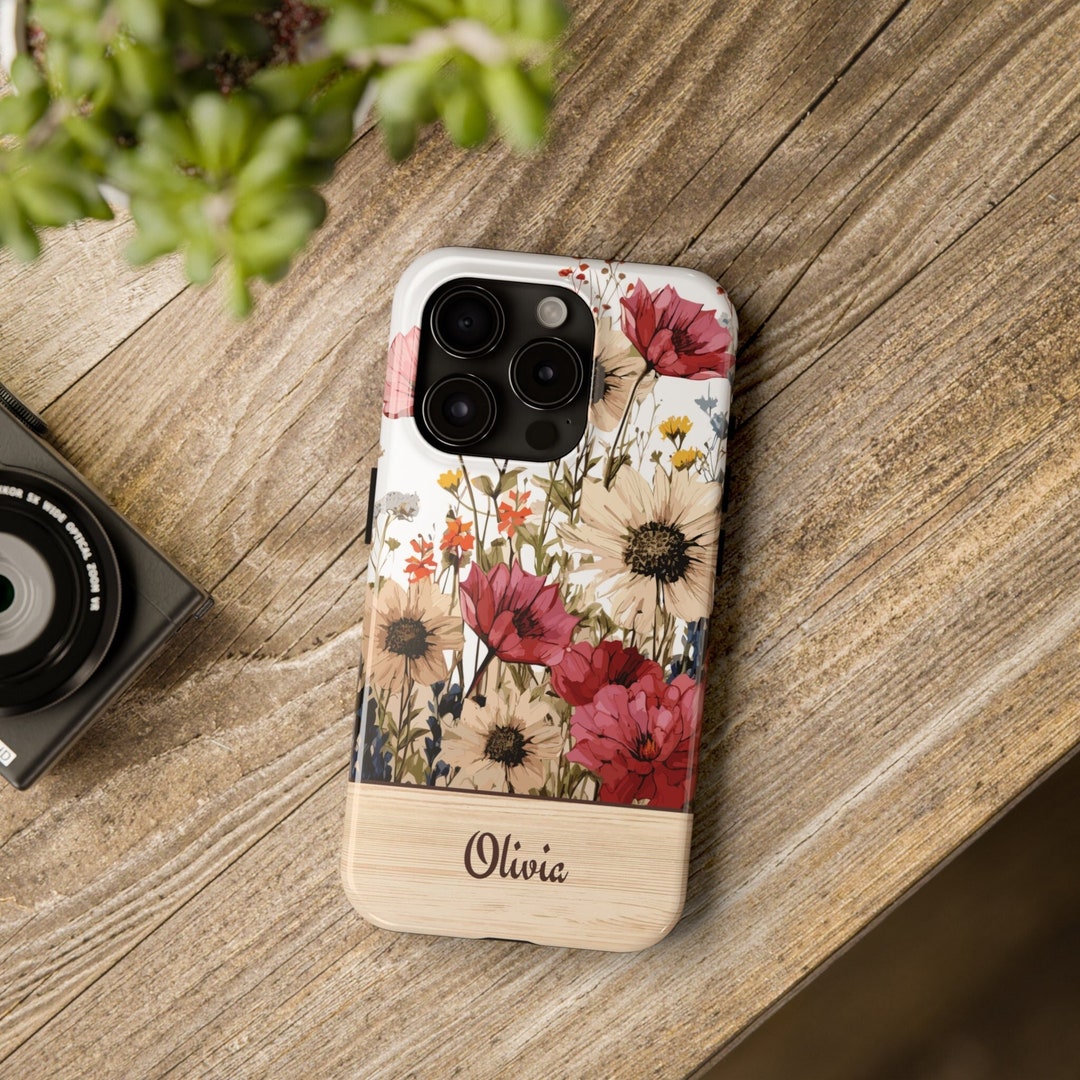 Cottage Core Custom iPhone Case Personalized Name Phone Case Gift Idea ...