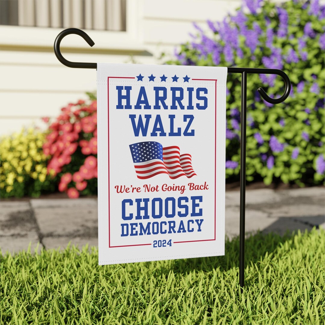 Harris Walz 2024 Flag Kamala Harris Walz Yard Garden Flag Harris Walz ...