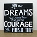 Weightless - All Time Low // Customizable Handpainted Quote Canvas Art ...