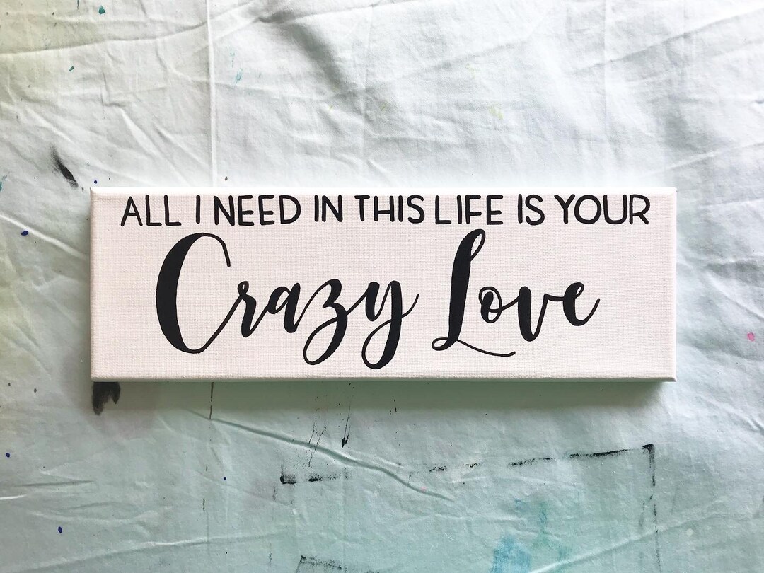 Die A Happy Man - Thomas Rhett // Customizable Handpainted Quote Canvas ...