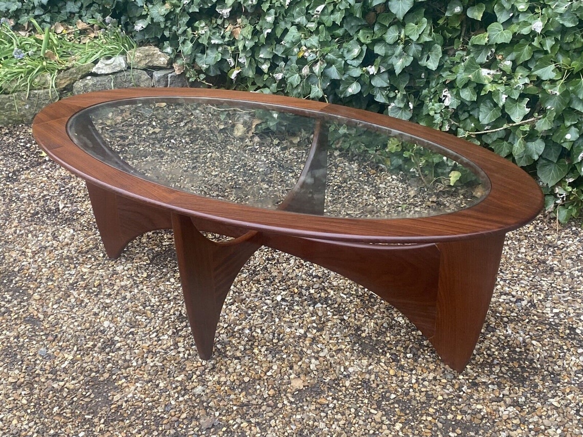 Vintage G Plan Astro Oval Coffee Table Www.brickvintageinteriors.com - Etsy